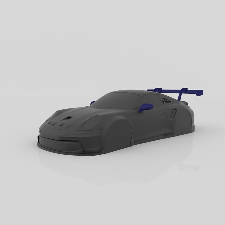 3D Printable Vacuum-Mold 911 GT3 Racing Car - STL Files for 3D Printing ...