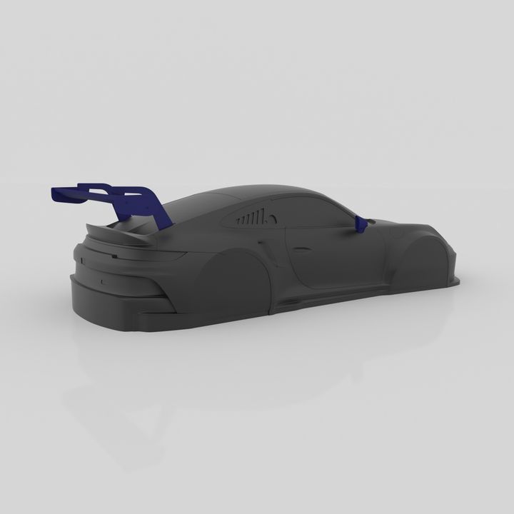 3D Printable Vacuum-Mold 911 GT3 Racing Car - STL Files for 3D Printing ...