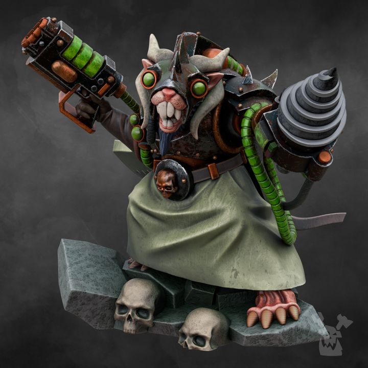 3D Printable Mine Rat Shift Supervisor by dakkadakka.store