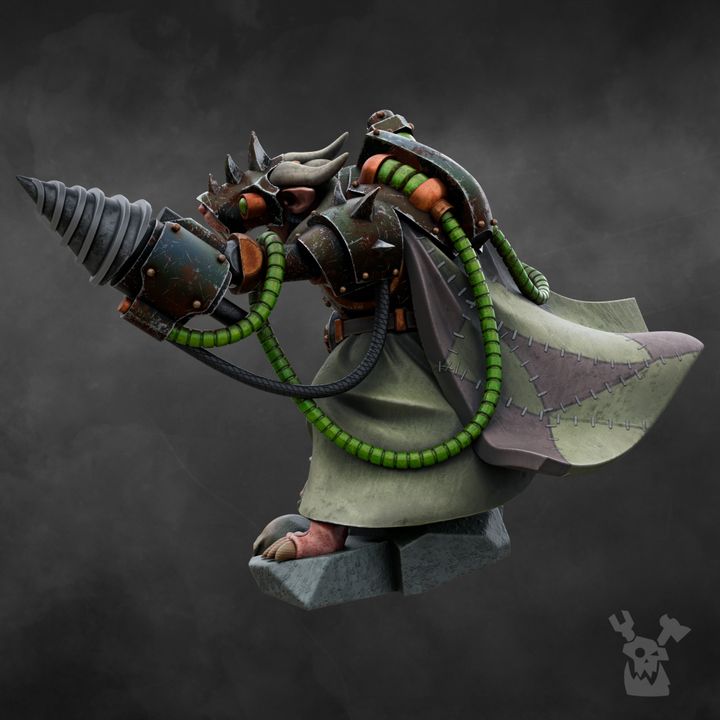 3D Printable Mine Rat Shift Supervisor by dakkadakka.store