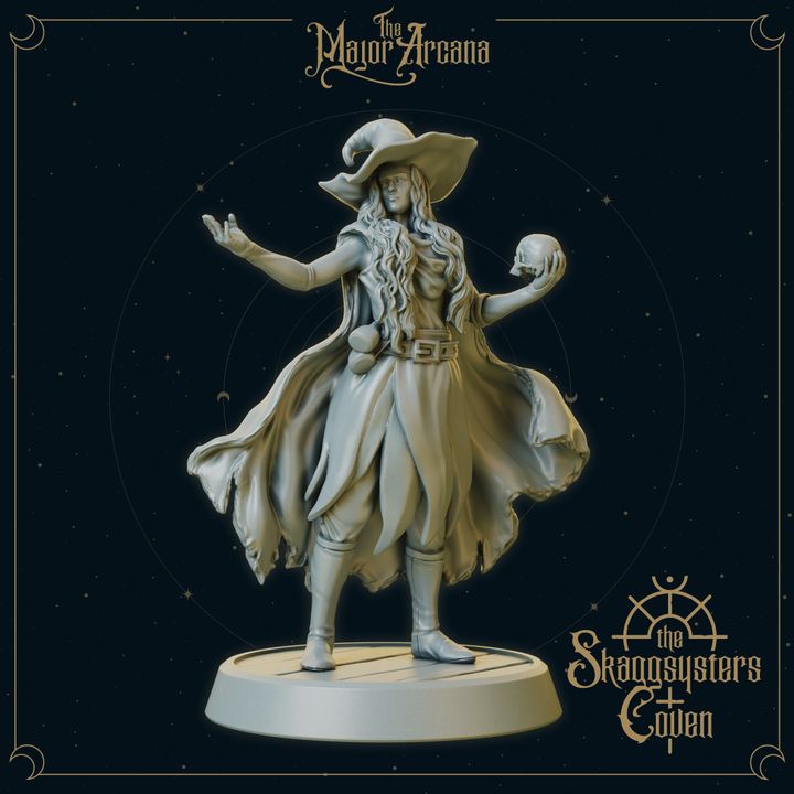 3D Printable Vorna, the Nightwhisperer - Hag, Witch by The Major Arcana