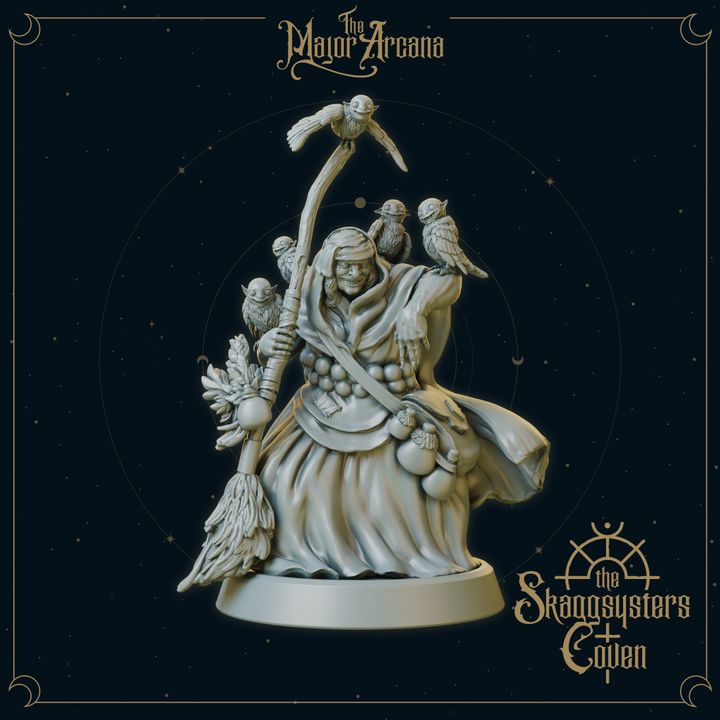 3D Printable Brivka, the Withered - Hag, Witch by The Major Arcana