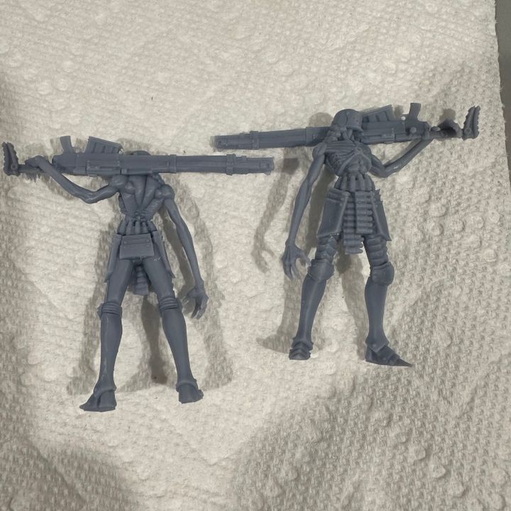 3D Print of Trench Crusade - Communicant tank hunter (Male) - Mercenaries by miracle-bubbles