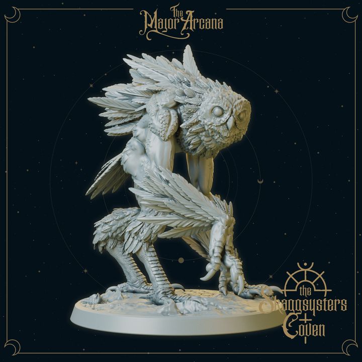 3D Printable Cursed Owlin - Owlbear by The Major Arcana