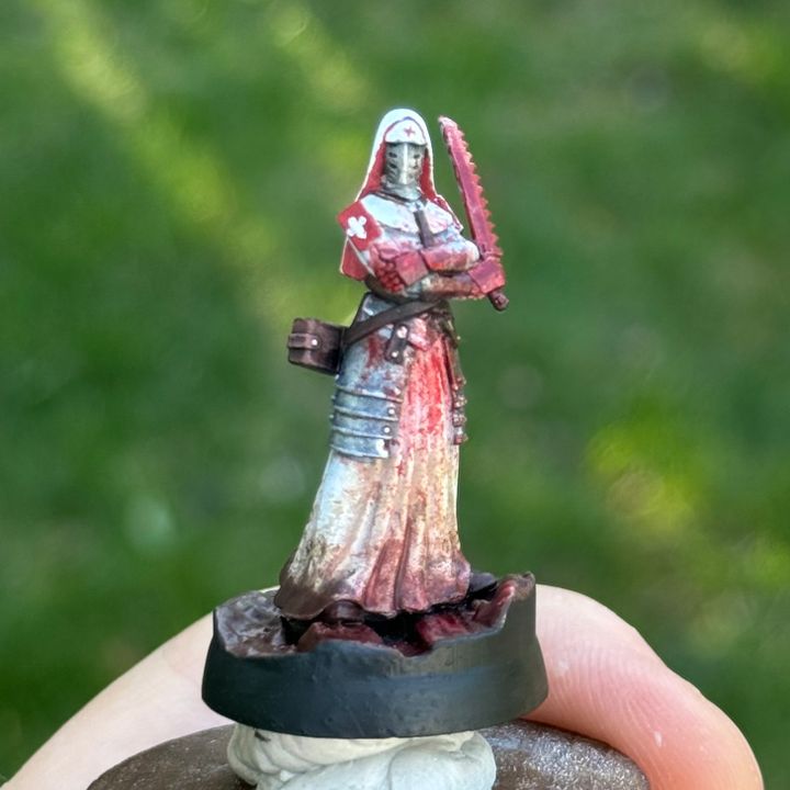 3D Print of Trench Crusade - Combat Medic - Mercenaries by Veraxus