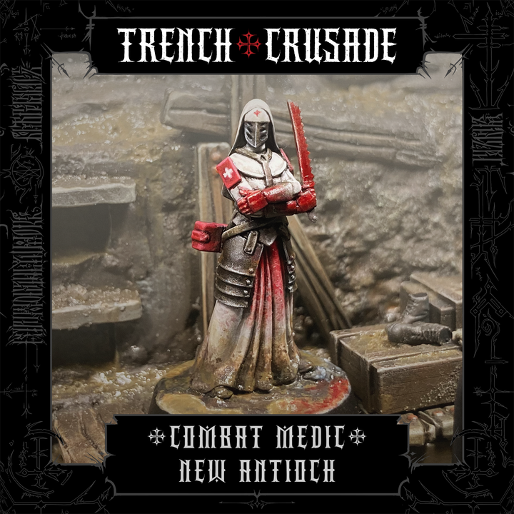 3D Printable Trench Crusade - Combat Medic - Mercenaries by Factory ...