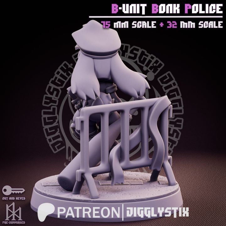 3D Printable B-Unit Bonk Police by Jigglystix