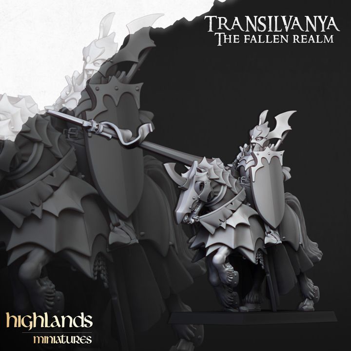 3D Printable Vampire Knights - Highlands Miniatures by Highlands Miniatures