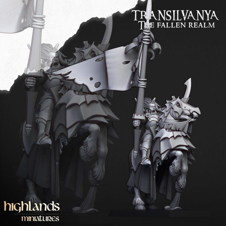 3D Printable Vampire Knights - Highlands Miniatures by Highlands Miniatures