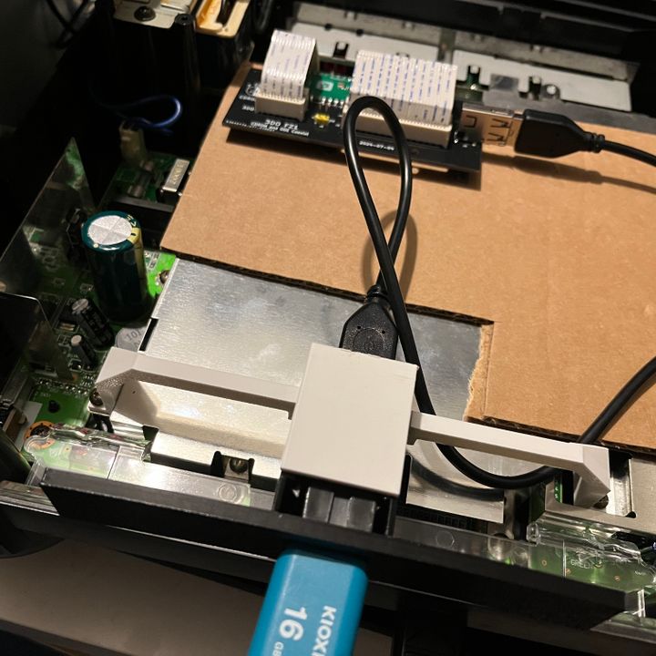 3D Printable Panasonic 3DO USB Fascia by Jonn Blanchard