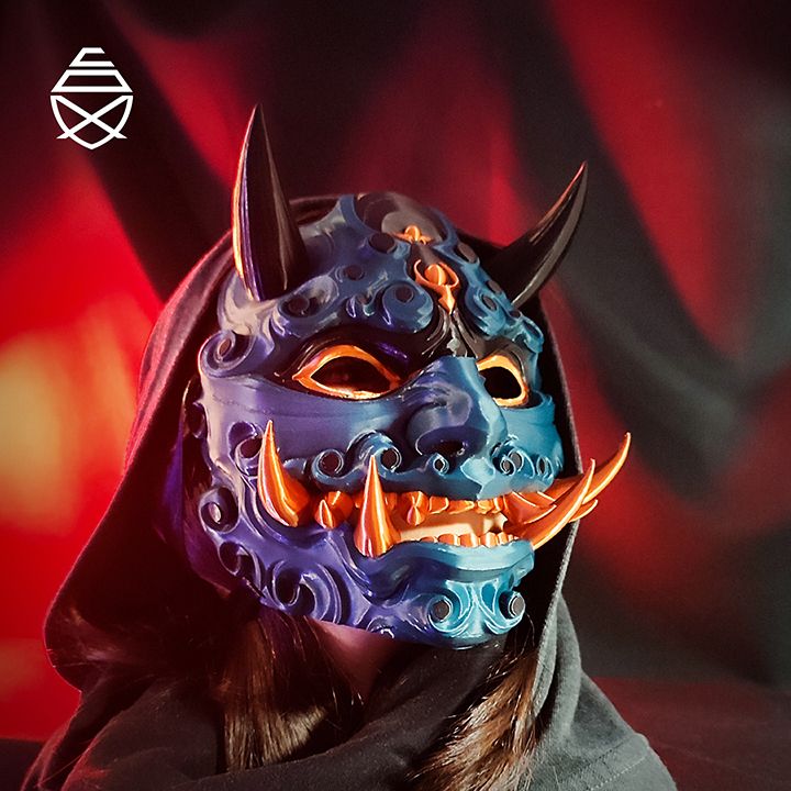 3D Printable HONNARI MASK by PipeCox