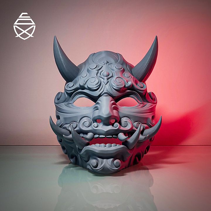 3D Printable HONNARI MASK by PipeCox