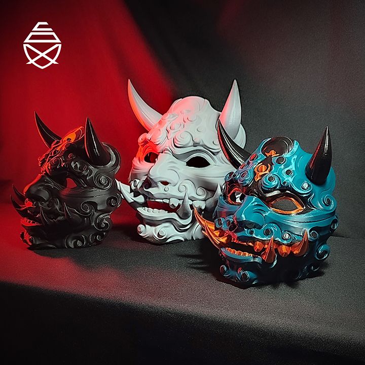 3D Printable HONNARI MASK by PipeCox