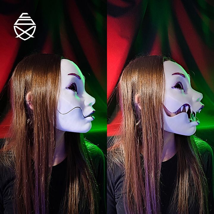 3D Printable GEISHA MASK by PipeCox