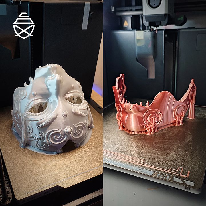 3D Printable GEISHA MASK by PipeCox