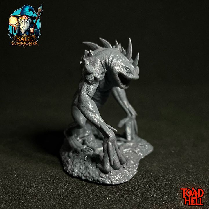 3D Printable Death Slaad Toad 1 - Toad Hell by Sage Summoner