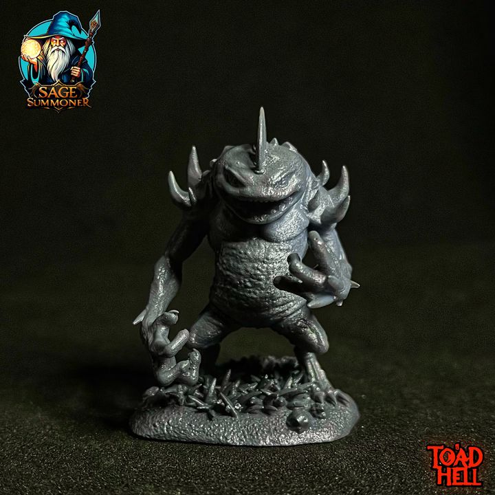 3D Printable Death Slaad Toad 3 - Toad Hell by Sage Summoner