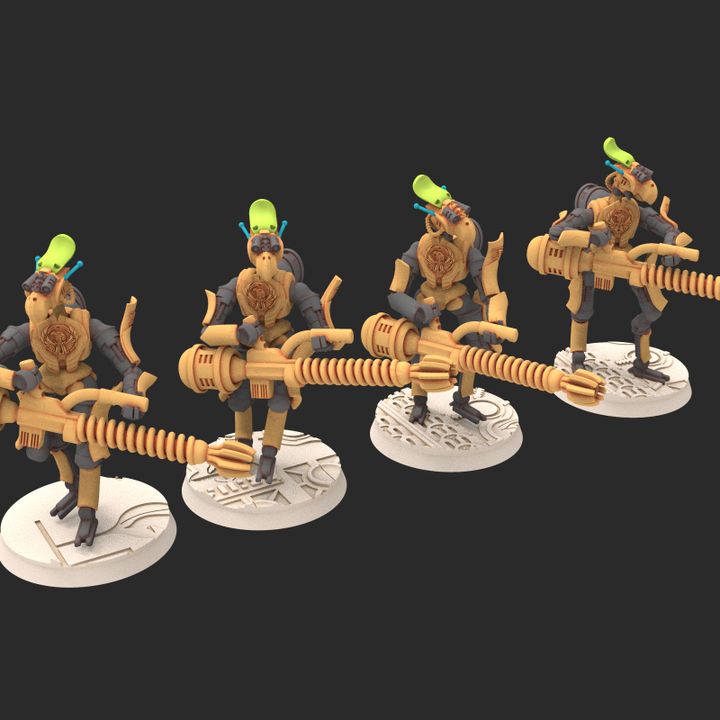 3D Printable Cinan - Horus - Chemou - Khepresh: Support, Battle Robot ...