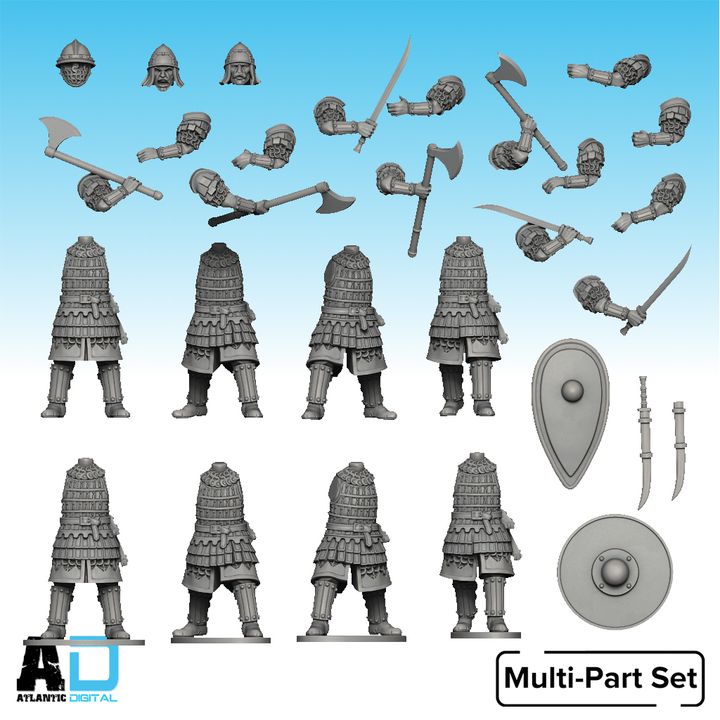 3D Printable Varangian Guard by Wargames Atlantic