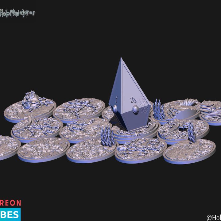 3D Printable High elves base set (elf) by HoloMiniatures