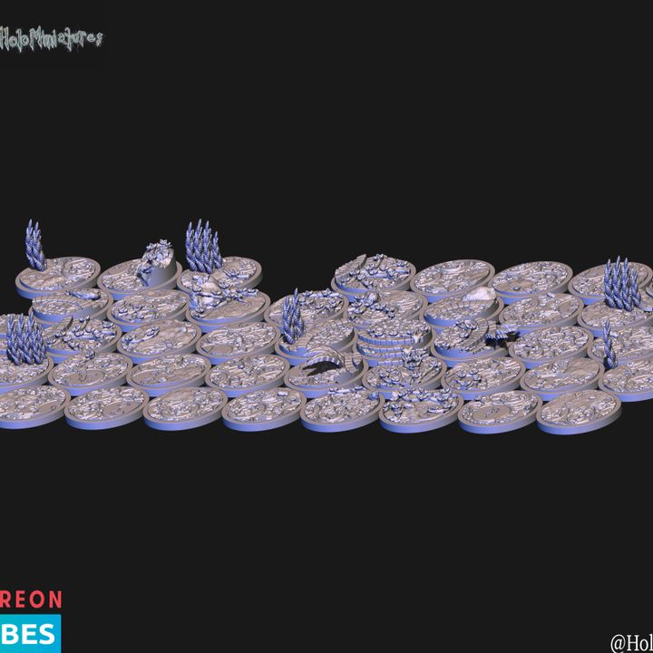 3D Printable High elves base set (elf) by HoloMiniatures