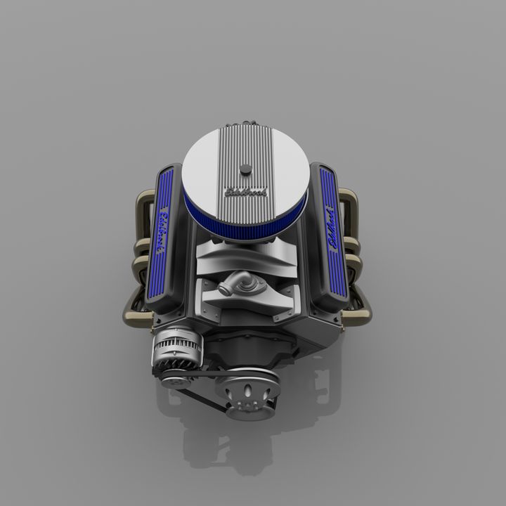 3D Printable High-Performance V8 Engine 3D Model - STL Files for 3D ...