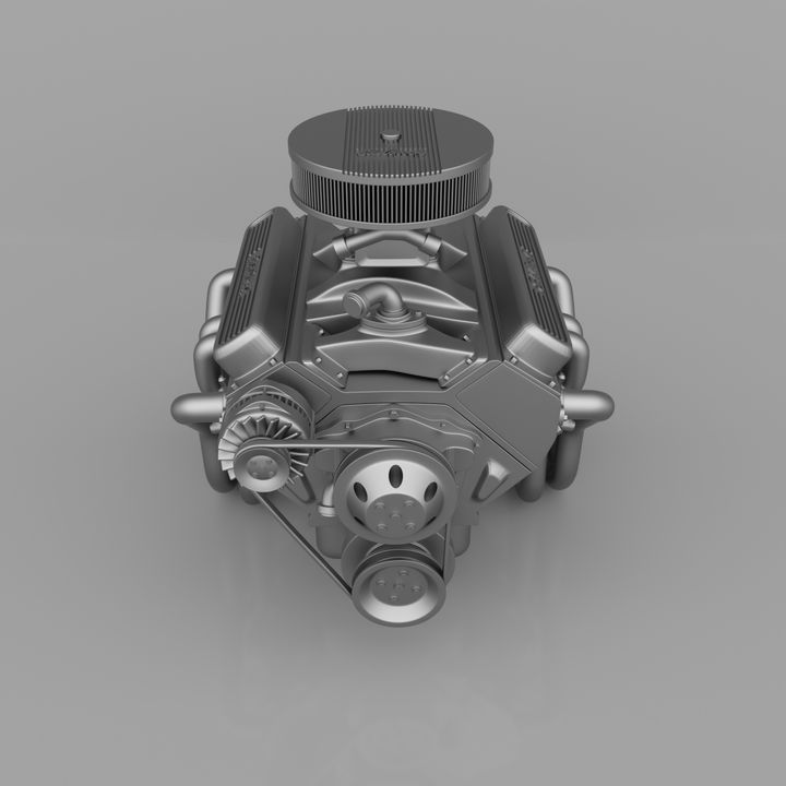 3D Printable High-Performance V8 Engine 3D Model - STL Files for 3D ...