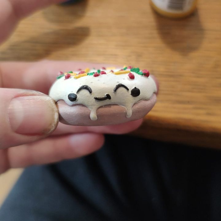 3D Print of Kawaii Donut Sandy and Sabrina by merlinschmitz