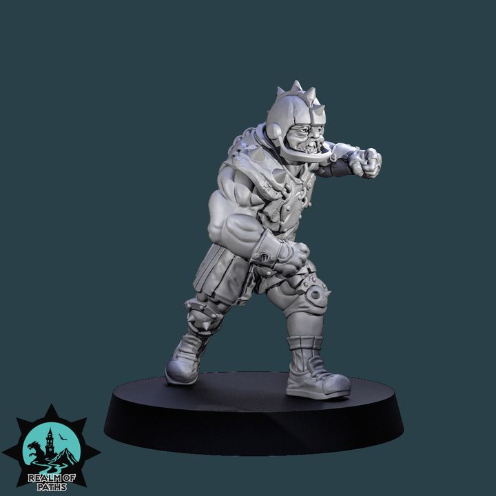 3D Printable HUMAN - FANTASY FOOTBALL by Realm of Paths