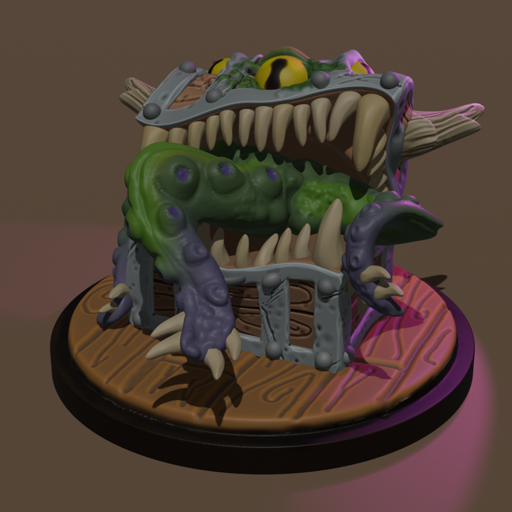 3D Printable Mimic Chest by Tenda Orc Studio