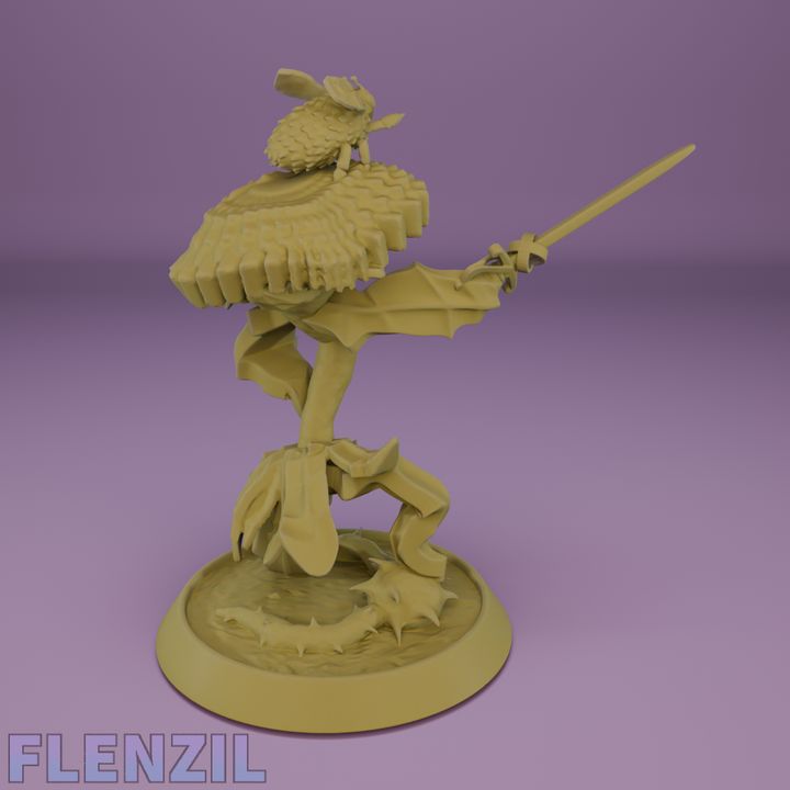3D Printable Amidor and Pollenella by Flenzil Miniatures