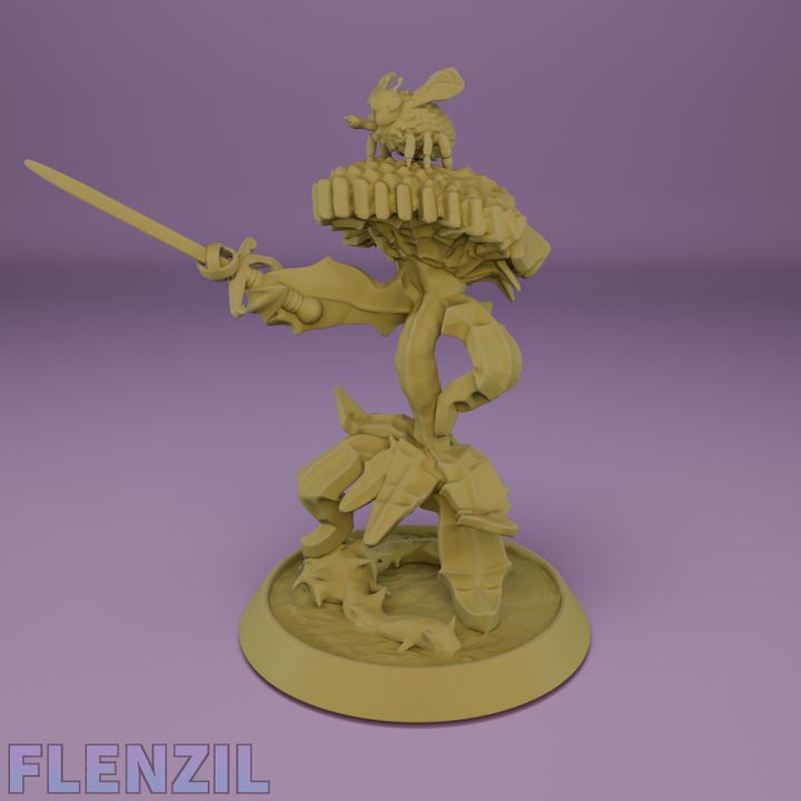 3D Printable Amidor and Pollenella by Flenzil Miniatures