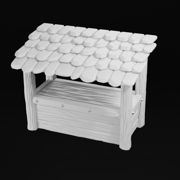 3D Printable Market Stall Mini by Auto Generate