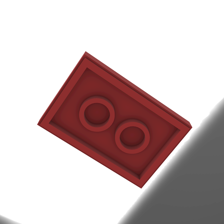 3D Printable LEGO Tile - 2X3 by VLAD-MARIUS