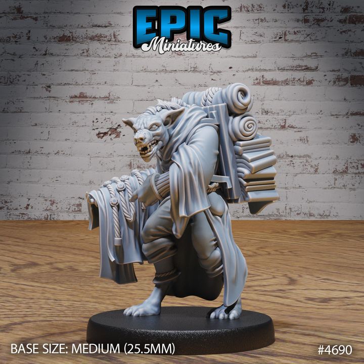 3D Printable Gnoll Tribe Merchant / Hyena Hybrid / Humanoid Evil Race ...