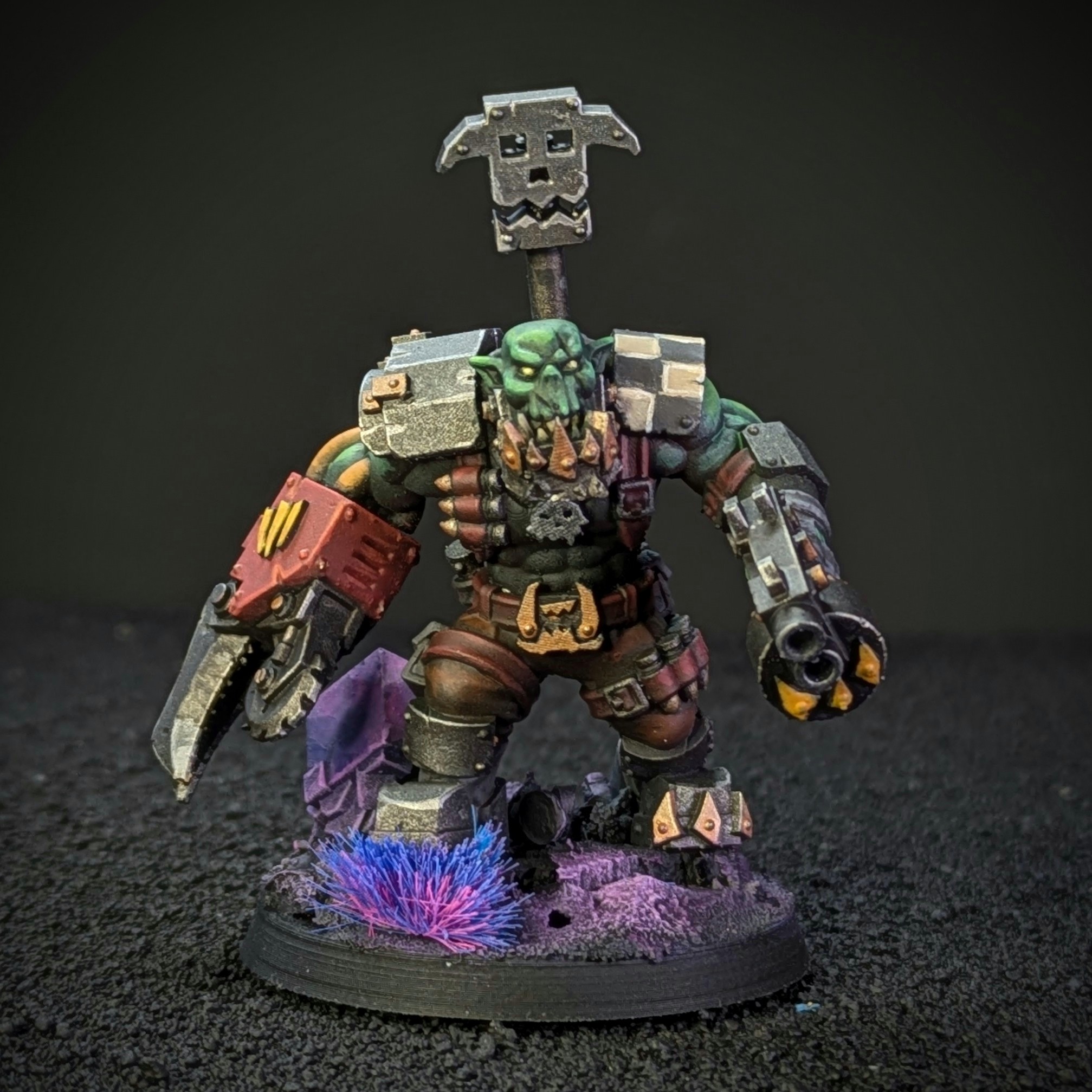 3D Printable MOB BOSS 1 - Orc Marauders by Skulltown Minis
