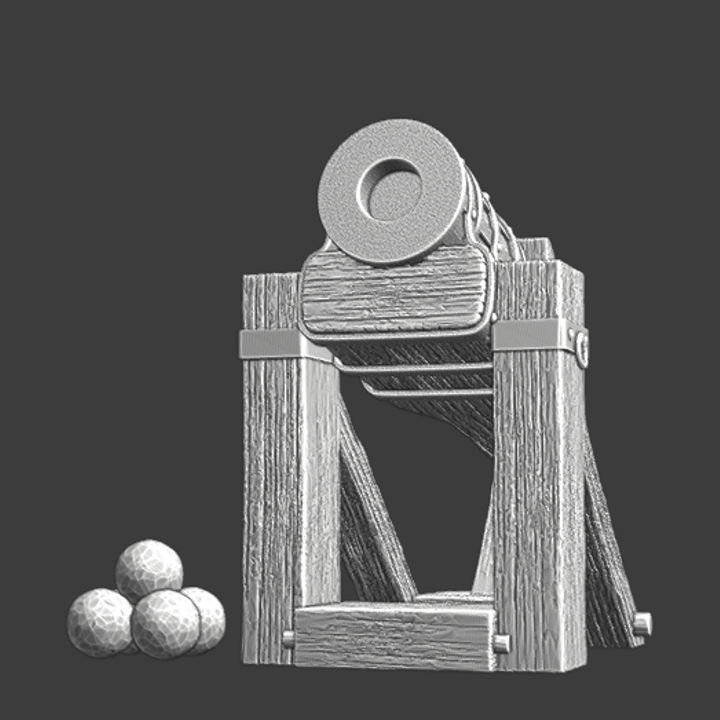 3D Printable Medieval Teutonic Cannon - Wargaming by Northern Crusades ...