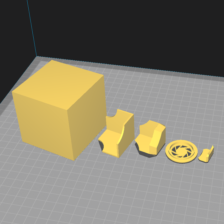3D Printable Portal Cube by Red Kraken Forge