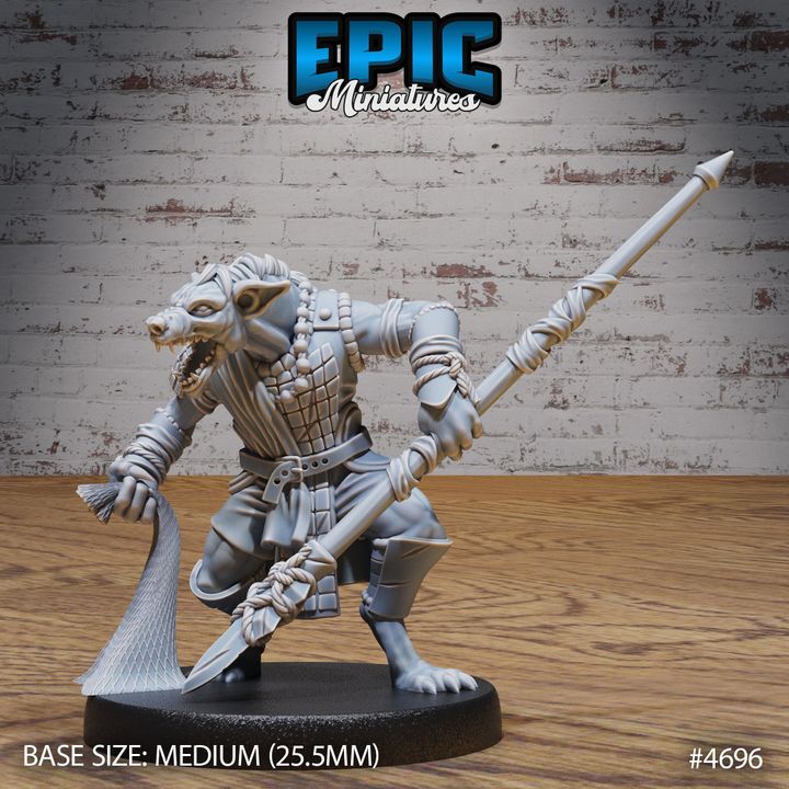 3D Printable Gnoll Tribe Set B / Hyena Hybrid / Humanoid Evil Race ...