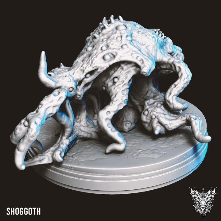 3D Printable Shoggoth - Statue by Maelstrom Makers