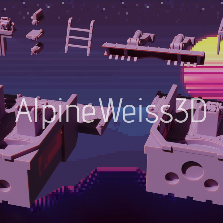 3D Printable Imperial Big Fire Support Tank [Presupported] by AlpineWeiss3D