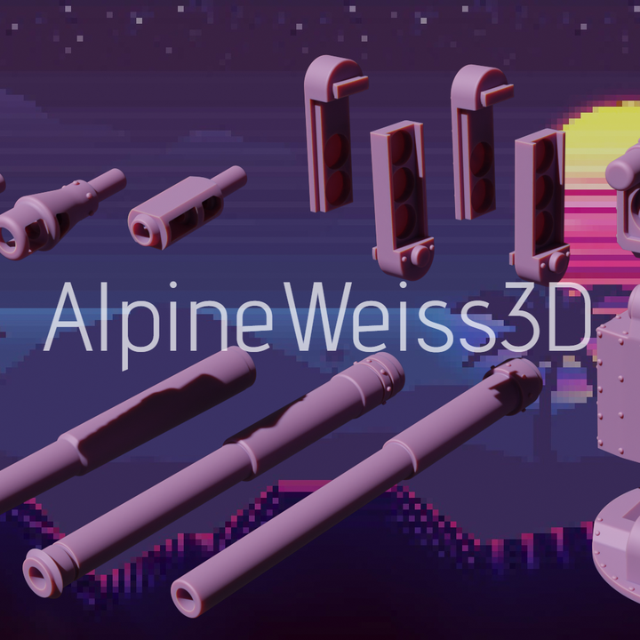 3D Printable Imperial Big Fire Support Tank [Presupported] by AlpineWeiss3D