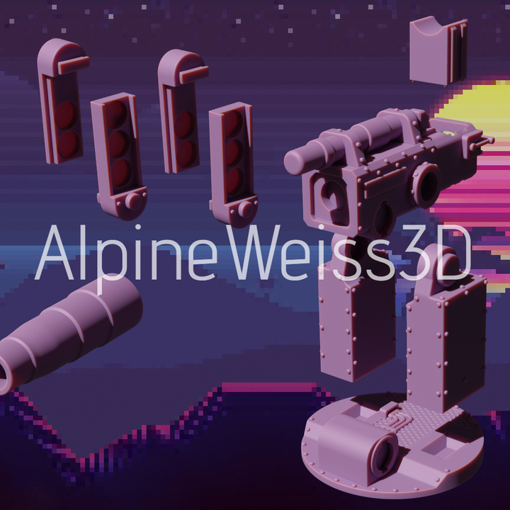 3D Printable Imperial Big Fire Support Tank [Presupported] by AlpineWeiss3D