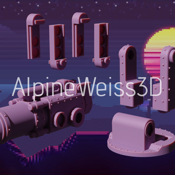 3D Printable Imperial Big Fire Support Tank [Presupported] by AlpineWeiss3D