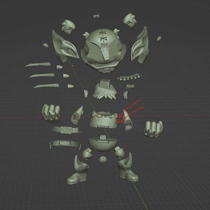 3D Printable Wolverine Panda by Karine Tremblay