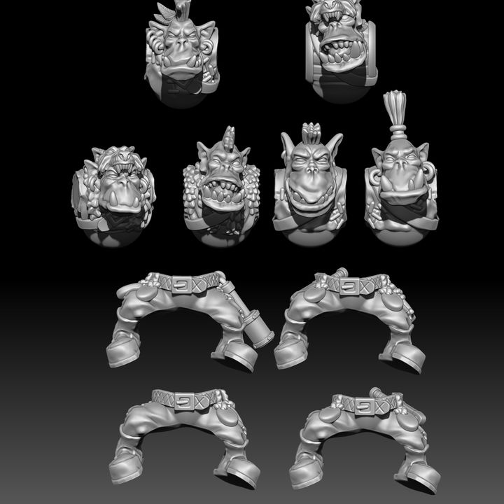 3D Printable HogRiders by Trollet Miniatures