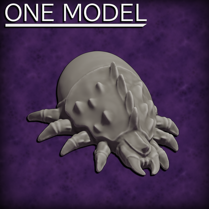 3D Printable Space Bug Swarmers - Free Sample by Cally Tabletop