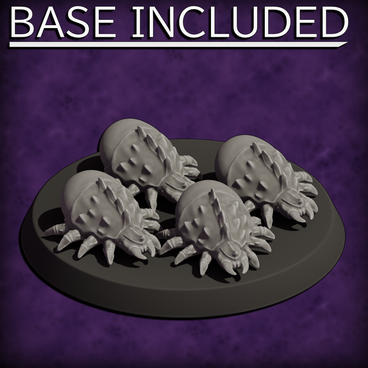 3D Printable Space Bug Swarmers - Free Sample by Cally Tabletop