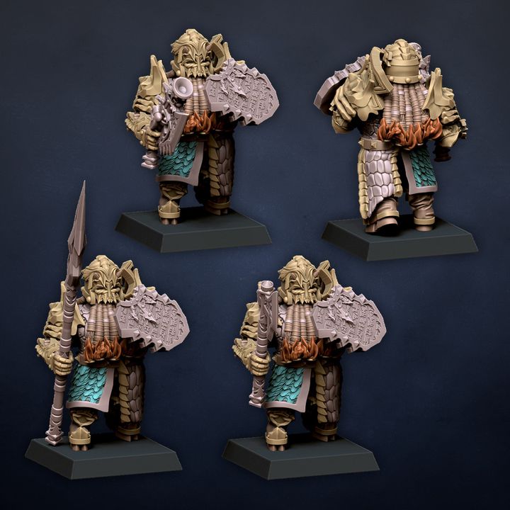 3D Printable Citadel Guard by Dragon's Lake Miniaturas