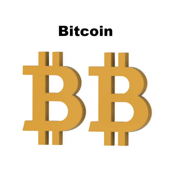 3D Printable Bitcoin Earrings – 3D Printable Cryptocurrency Jewelry by ...
